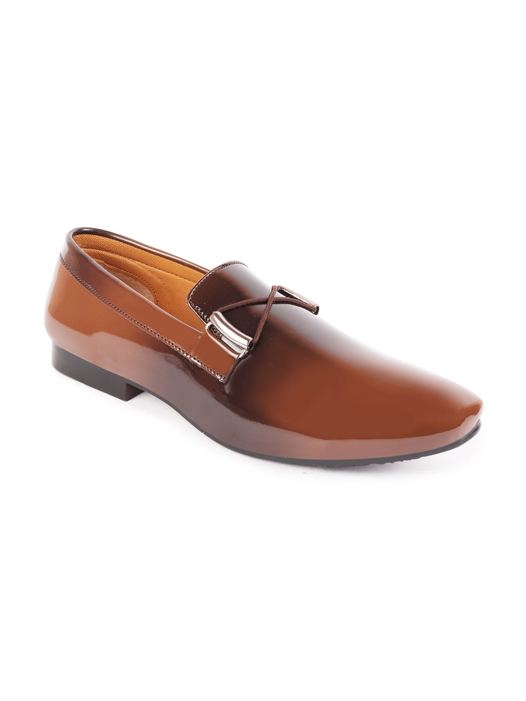 Buy Men Patent Leather Party Formal Comfort Prom Slip On Shoes