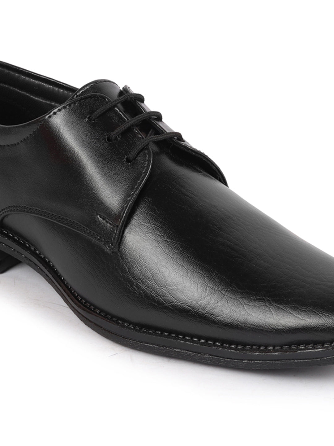 Buy Men Black Formal Office Work Lace-Up Derby Shoes Online