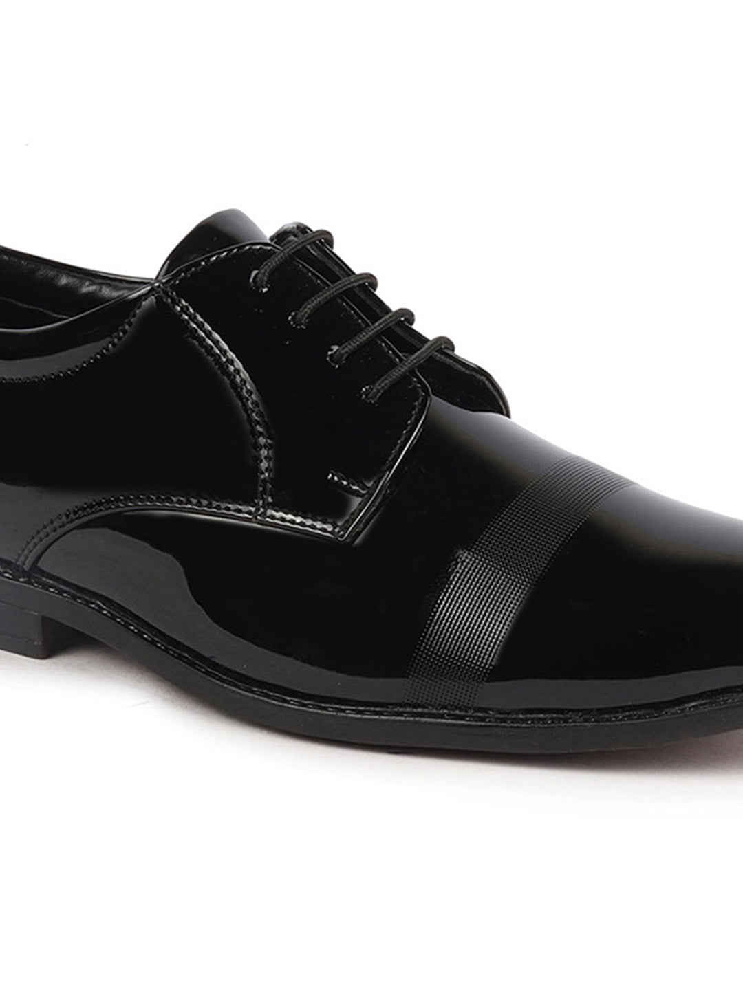 Shop Men's Black Patent Leather Party Formal Shoes Online