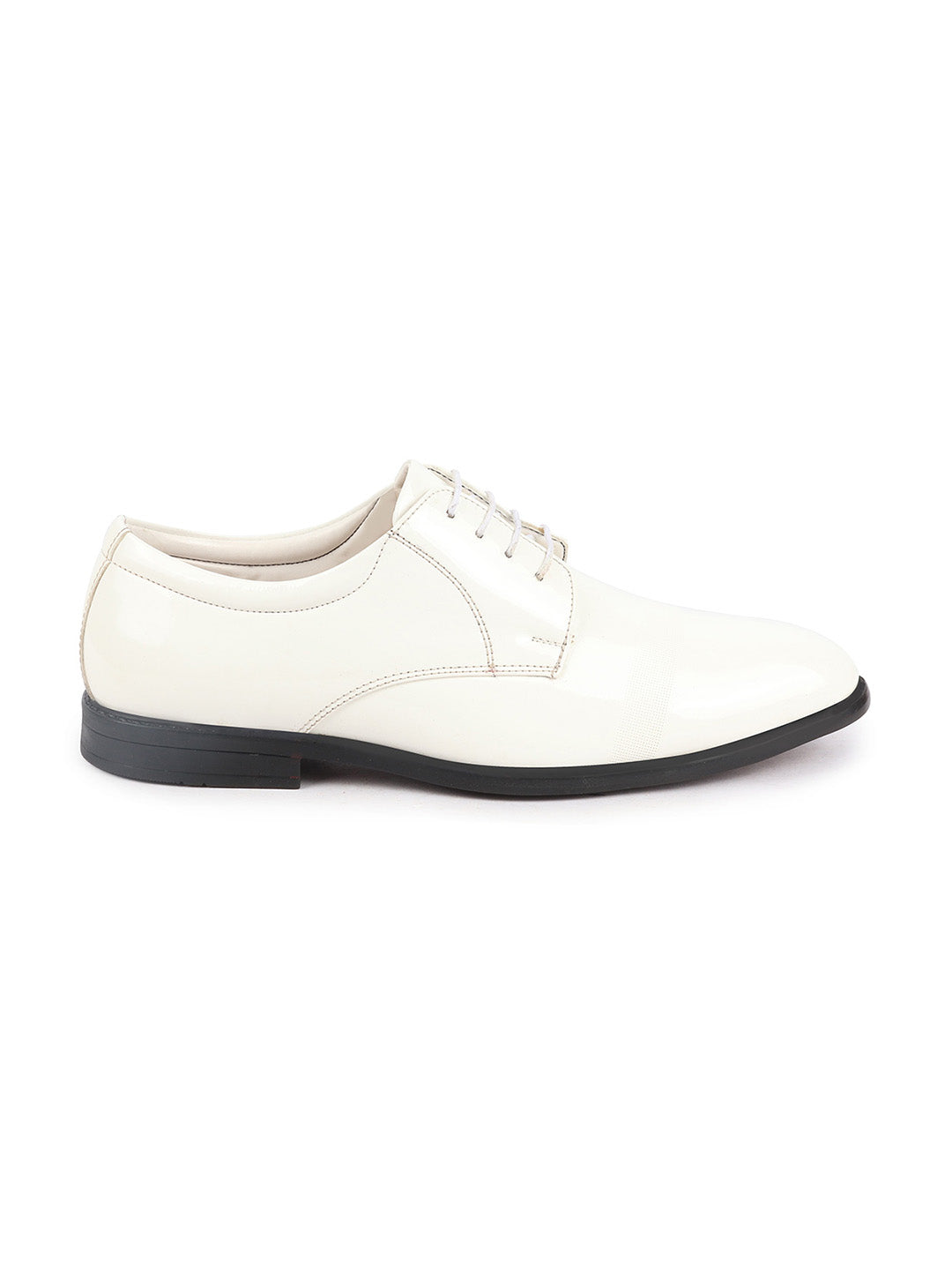 Shop Men's White Leather Party Formal Lace Up Shoes Online