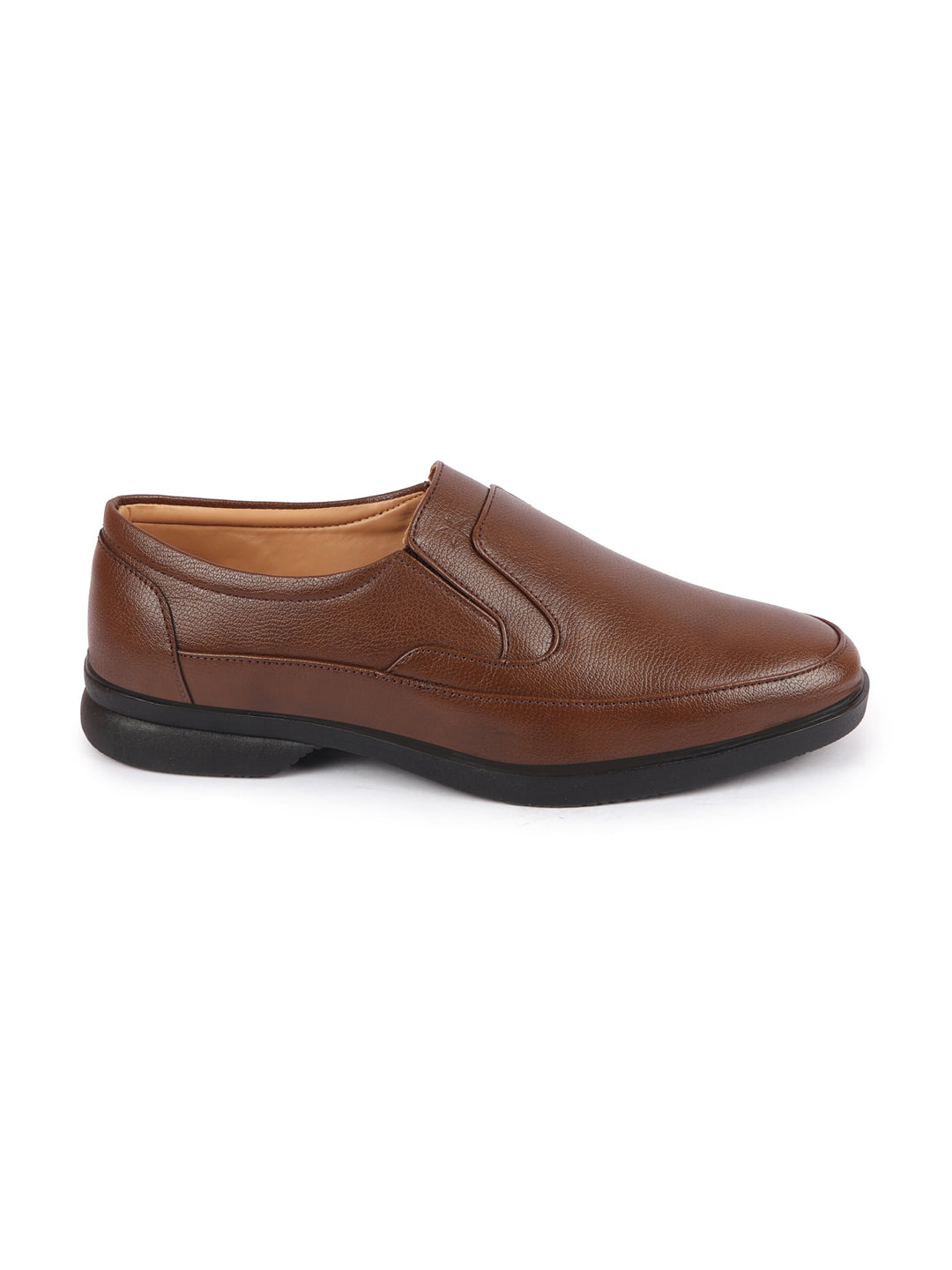 Buy Men Brown Formal Office Meetings All Day Long Slip On Shoes